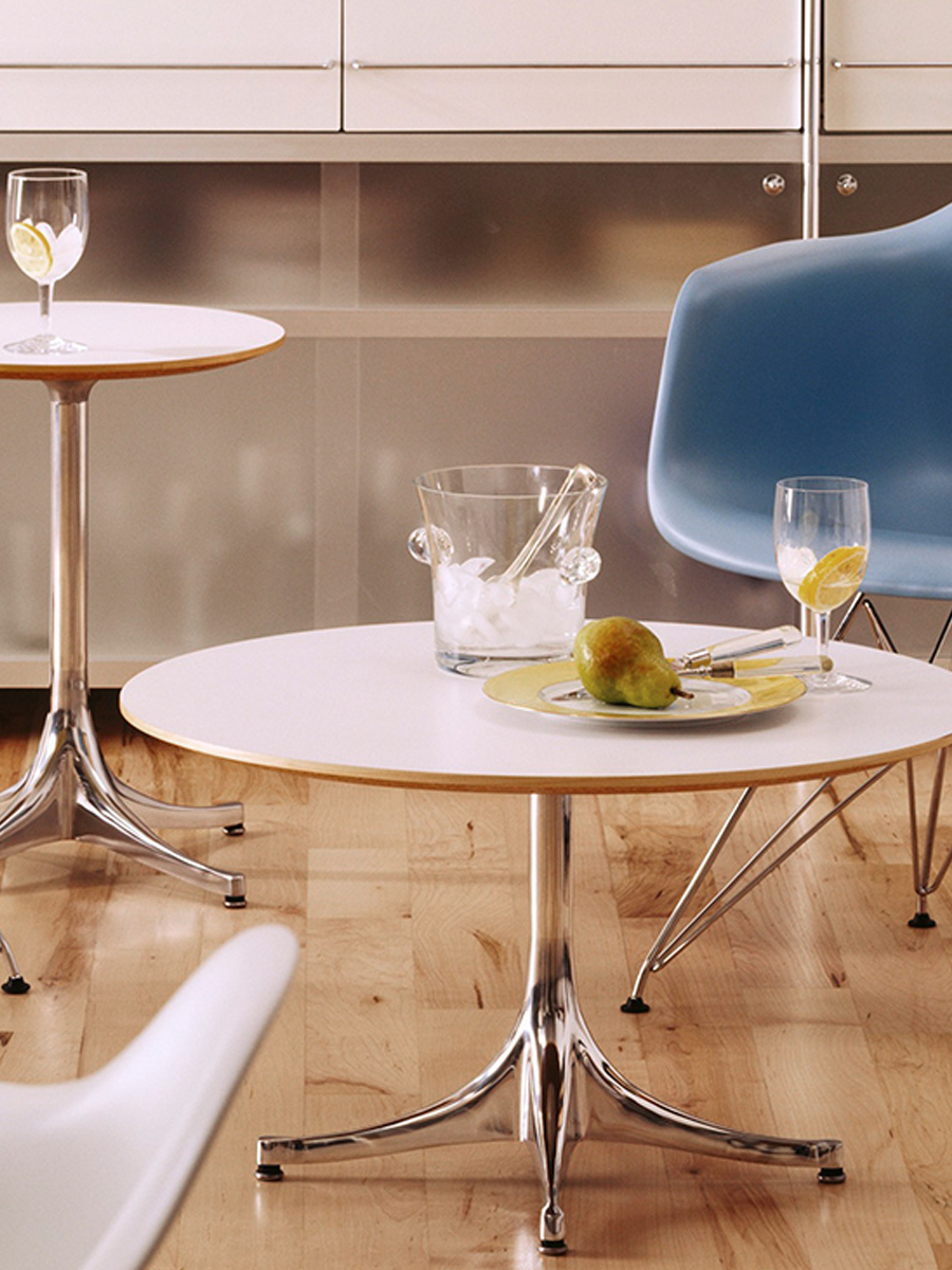 Nelson Pedestal Coffee Table (Alu Base) – Spacelogic CAFE24 Admin